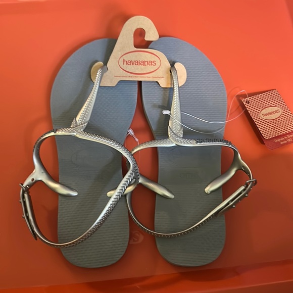 Havaianas | Shoes | Havaianas Womens Twist Sandal Steel Grey Nwt Sz 9 ...